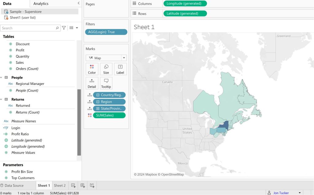 How To Set Row Level Security In Tableau Using Dynamic User Filters