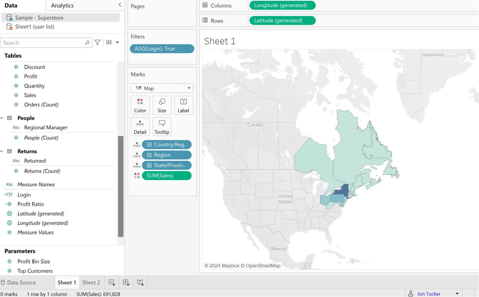 How To Set Row Level Security In Tableau Using Dynamic User Filters