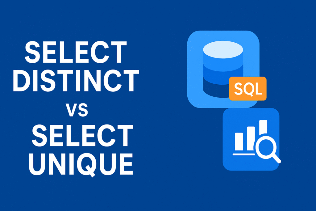 SELECT UNIQUE vs SELECT DISTINCT in SQL — What’s the Difference and ...