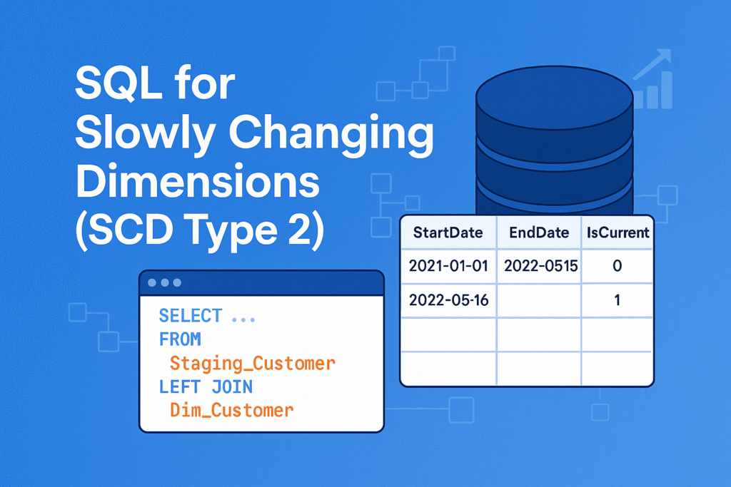 How to Write SQL for Slowly Changing Dimensions (SCD Type 2) - Daily BI ...